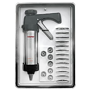 Norpro S/S Cookie/Icing Press with Case, Black