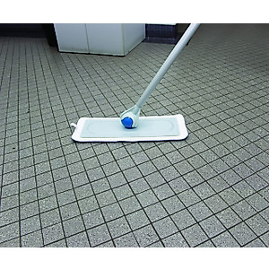 Microfiber Wet Flat MOP Velcro BK, BLU 24", 1 DZ