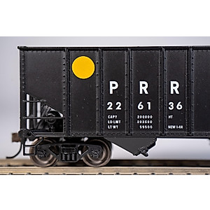 Bethlehem Steel 100-Ton Three-Bay Hopper - Pennsylvania - Yellow Ball #226136 - HO Scale