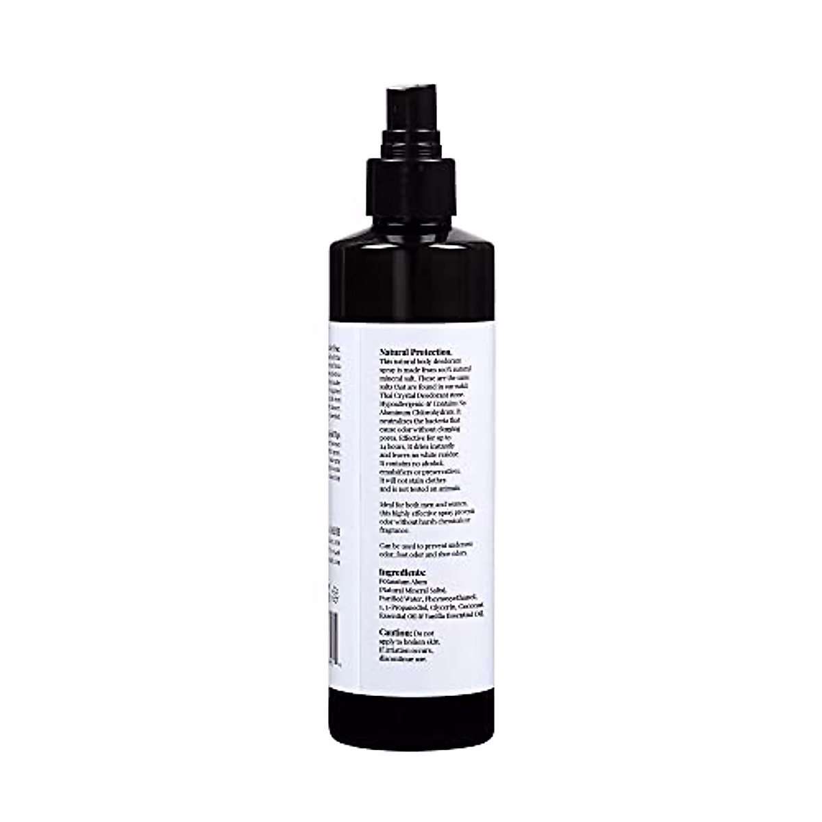 nakd. Thai Crystal Deodorant Spray – 2 Salt Deodorant Crystal Sprays, 8.45 FL oz. Regular + 3.3 FL oz. Travel Size – Natural and Aluminum Free Deodorant for Women, Men, and Kids - Coconut & Vanilla