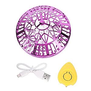 Airshi Flying Orb Toys, Hover Fly Toy Suspension Induction Intelligent Cyclotron for Square (Purple)