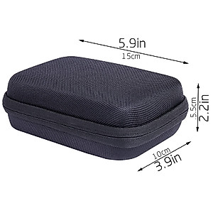 khanka Hard Storage Case Replacement for MUNBYN Bluetooth Label Maker/NiiMbot D11 Portable Wireless Connection Label Printer/Label Maker Machine, Case Only (Black)