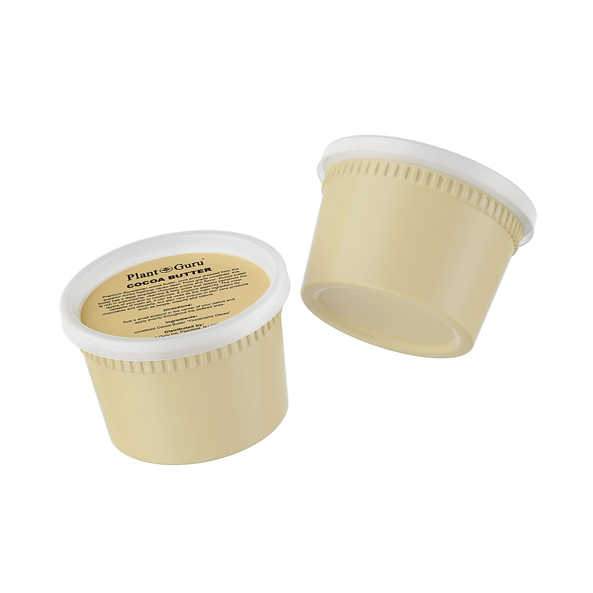 Raw Cocoa Butter 14.5 oz. 100% Pure Natural Unrefined FOOD GRADE Arriba Nacional Cacao Bean, Great For Chocolate Making, Soap, Lip Balm and Moisturizer For DIY Body Butters