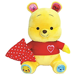 Disney Hooyay Real Feels Interactive Winnie The Pooh Plush Early Learning Toy Teaches Toddlers About Emotion with Night Lite Mode for 18 Months and Up