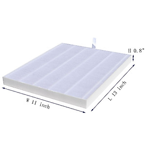C545 Filter for Winix C545 Filter S, 2 Hepa Filter + 8 Activated Carbon Filters Part No. 1712-0096-00