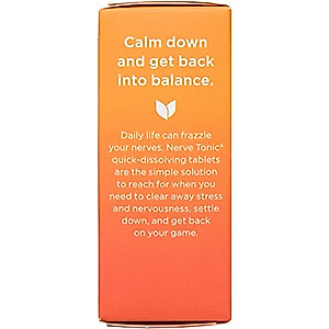 Hyland's Nerve Tonic Stress Relief Tablets, Natural Relief of Restlessness, Nervousness and Irritability Symptoms, Non-Habit Forming, 50 Count