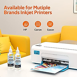 ONEINK Printhead Cleaning Kit, Printhead Cleaner Kit, Compatible for Inkjet Printers HP/Canon/Brother/Epson 8600 5520 4620 6520 6600 6700 6968 6978 8610 HP 922 Pro100 MX922 Canon Printer, 100ML