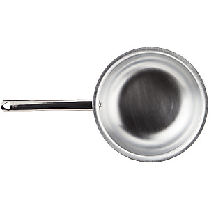 Pentole Agnelli Professional Aluminum Line Mantecare Frying Pan 5 mm Radiant, 28 cm, Silver