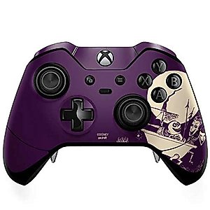 Skinit Decal Gaming Skin Compatible with Xbox One Elite Controller - Officially Licensed Disney The Nightmare Before Christmas Lock Shock and Barrel Art Design