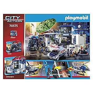 Playmobil Helicopter Pursuit with Runaway Van