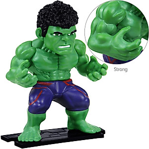 Incredible Hulk Action Figure Garage Kit Marvel Avengers Action Figure PVC Figure Model Mini 9CM Version