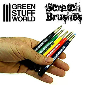 Green Stuff World for Models and Miniatures Scratch Brush Pens 1650