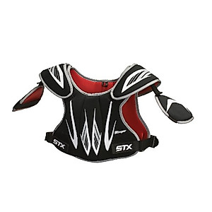 STX Boys Stinger Shoulder Pads, Black - XX-Small