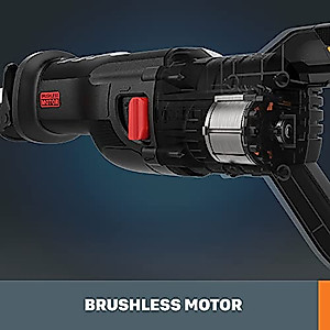 Worx Nitro WX516L 20V Power Share PRO 4.0Ah Cordless Reciprocating Saw with Brushless Motor