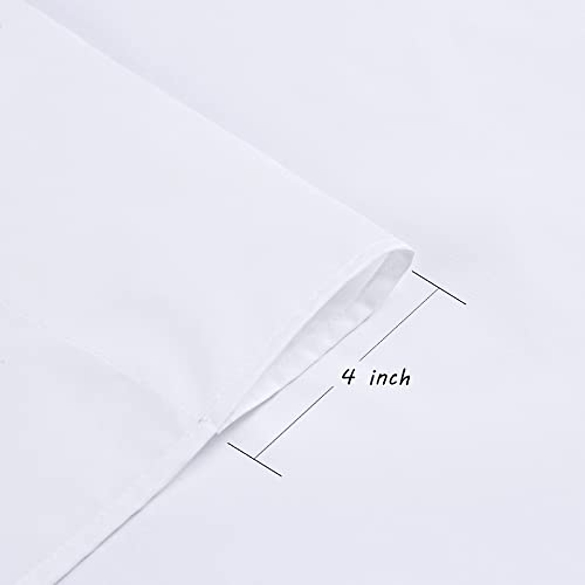 White Polyester Background Drapes 10ft x 8ft Photography Backdrop Curtain Outdoor Wedding Backdrop Panels