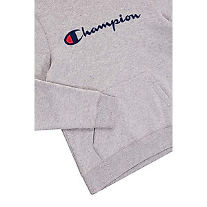 Champion Kids Clothes Sweatshirts Youth Heritage Fleece Pull On Hoody Sweatshirt with Hood (Medium, Heritage Oxford Heather)