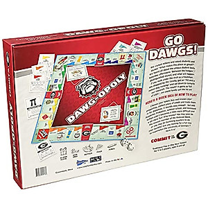 Late for the Sky University of Georgia Dawgopoly Red, Black