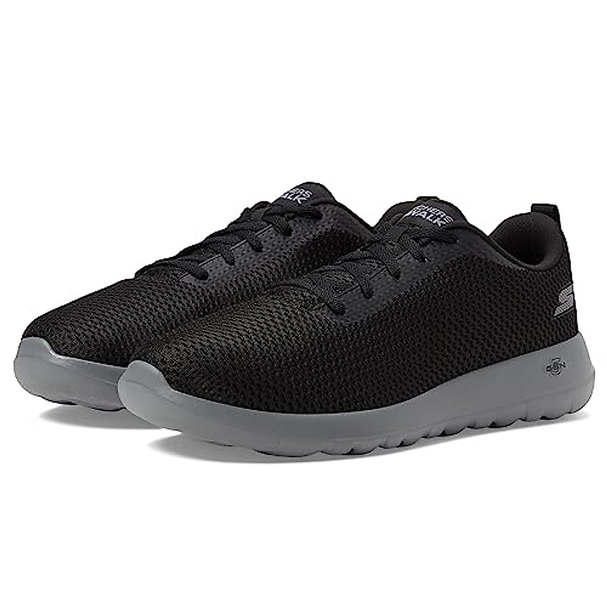 Skechers mens Go Walk Max - 54601 Sneaker, Black/Grey, 11 X-Wide US