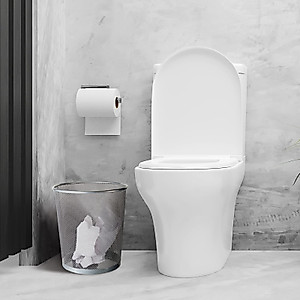 Zeyune 6 Pack Silver Office Trash Can Mesh Trash Can 4 Gallon Metal Wire Mesh Waste Paper Basket Round Trash Bin Small Garbage Can for Office Bathroom Home Bedroom Kitchen Dorm