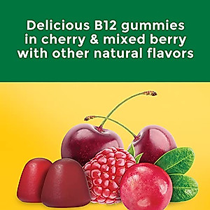 Nature Made Energy B12 1000 mcg, Dietary Supplement for Energy Metabolism Support, 80 Gummies, 40 Day Supply