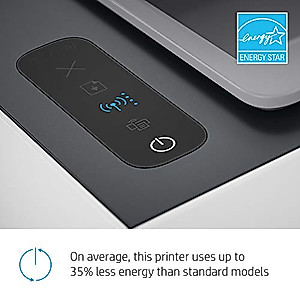 HP Neverstop Laser 1001nw Wireless Monochrome Printer with built-in Ethernet & cartridge-free toner tank, comes with up to 5,000 pages of toner in the box (5HG80A)