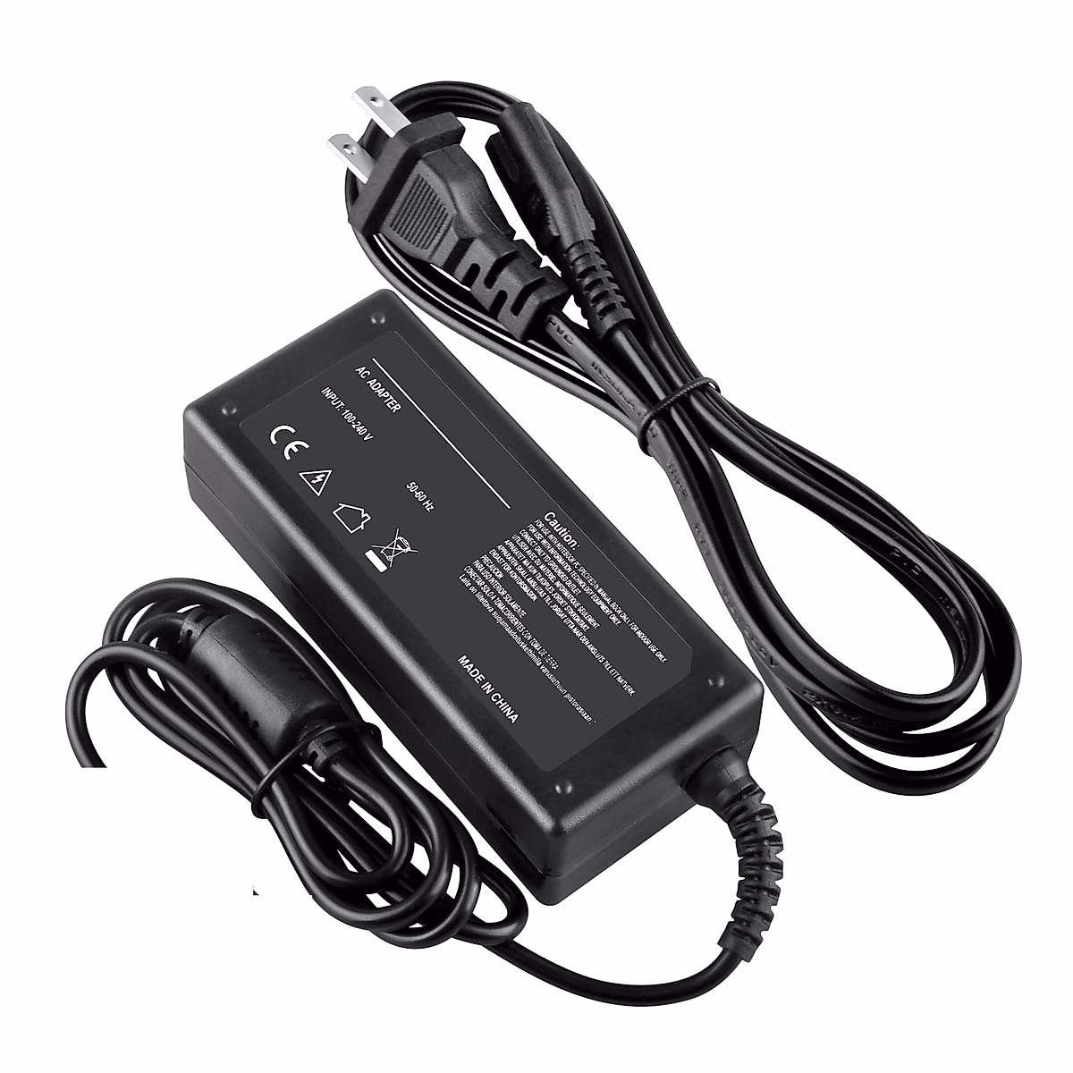 PK Power AC Adapter Charger for LG 34WL500-B 34" 21:9 UltraWide 1080p Full HD IPS Monitor