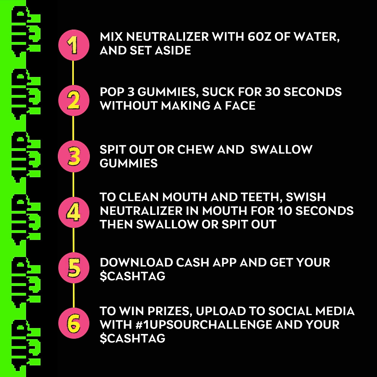 1UP Sour Challenge by Faze Rug- Extreme Sour Candy Experience