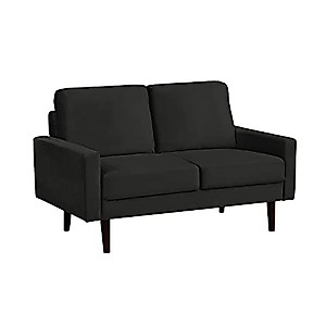 LifeStyle Solutions Morgan Loveseat, Black