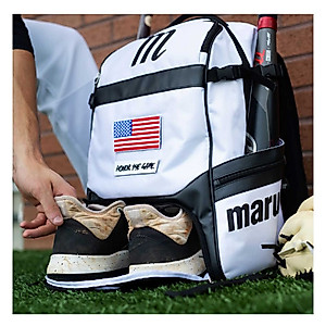 Marucci Dynamo Bat Pack, White/Royal Blue 19" x 12.5" x 7"