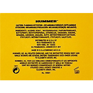 Hummer For Men. Eau De Toilette Spray 4.2 Ounces