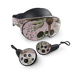 MightySkins Glossy Glitter Skin Compatible with Meta Quest Pro - Chinoiserie Jungle | Protective, Durable High-Gloss Glitter Finish | Easy to Apply, Remove, and Change Styles | Made in The USA