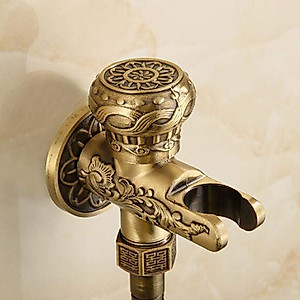 XKHLQLPEF Antique Bronze Toilet Handheld Bidet Spray Kit Brass Hand Held Toilet Bidet Sprayer Head with Hose and Bracket Holder, for Personal Hygiene