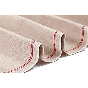 Saint Germain Bakery Premium Professional Bakers Extra Large Couche 35"x26" from France - Heavy Duty Proofing Cloth 100% Natural Flax Linen