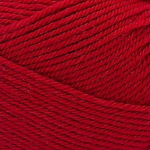 Lion Brand Yarn Wool-Ease Recycled yarn, 1 Pack, Red