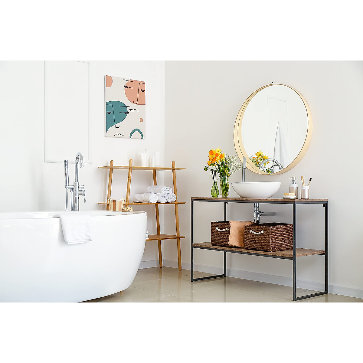 Diamond Brite Paint Kitchen & Bathroom 1 Gallon White Semi Gloss Latex Paint 40500-1