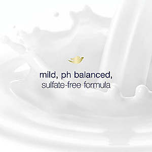 Dove Instant Foaming Body Wash for Soft, Smooth Skin Deep Moisture Cleanser That Effectively Washes Away Bacteria While Nourishing Your Skin, White, 13.5 Oz, Pack of 4