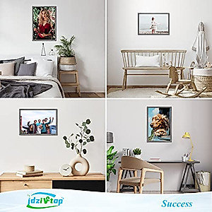 18 x 24 Frame Rustic Grey, 18 by 24inch Poster Frame Distressed Gray, Large Retro Natural 24x18 Gallery Family Concert Portrait Picture Photo Frame, Anniversary Wedding Thank you Christmas Gift