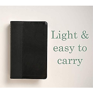 NLT Personal Size Giant Print Bible, Filament-Enabled Edition (LeatherLike, Black/Onyx, Indexed, Red Letter): Includes Free Access to the Filament ... Notes, Devotionals, Worship Music, and Video