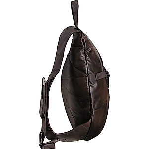 Leather Cross-Body Sling Bag (#1519-0)