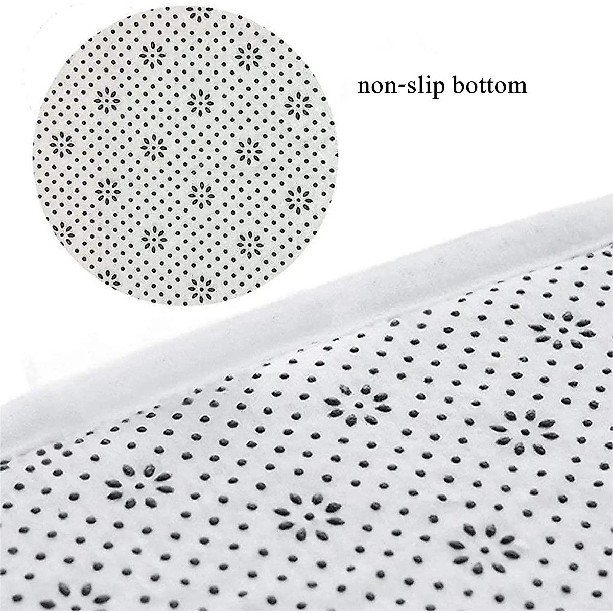 Geometry Blue White Grey Diamond Plaid Bathroom Rugs Non Slip Absorbent Bath Mat,Bath Rugs Soft Microfiber Memory Foam Bathroom Mat for Bathtub Shower 16x24Inch