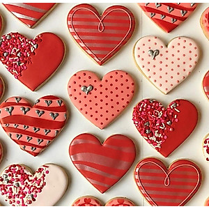 Heart Premium Valentine Cookie Cutter, 4" Made in USA by Ann Clark