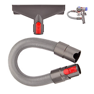 Fullclean Extension Flexible Hose and Trigger Lock Compatible with Dyson Gen 5 V15 V12 V11 V10 V7 V8 Absolute Detect Torque Drive Cyclone Cordless Handheld Vacuum Cleaner(Not for Outsize)