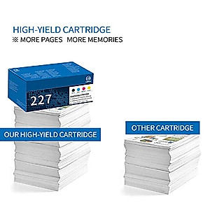 Lobung Remanufactured Toner Cartridge Replacement for Brother TN227 TN-227 TN227BK TN227C TN227M TN227Y High Yield with HL-L3290CDW HL-L3210CW MFC-L3750CDW MFC-L3710CW Printer (4 Pack)