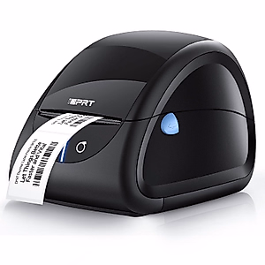 iDPRT Shipping Label Printer, 4×6 Thermal Label Printer for Shipping Packages, Desktop Label Maker w/HD & High-Speed Printing, Compatible with UPS, USPS, Shopify, Amazon, Ebay