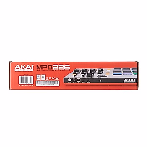 AKAI Professional MPD226 - USB MIDI Controller with 16 RGB MPC Drum Pads, Fully-Assignable Production-Ready Controls, and Production Software Package