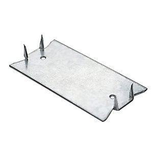 Qlvily 50PCS Nail Plates for Wood Studs, 1.5 x 2 Inch Nail Plate, Sharp Pointed Prongs, Anti-Nail Protection Plate Shield