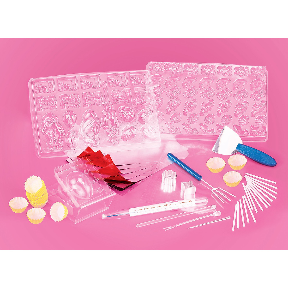 Thames & Kosmos Candy Chemistry | Science Kit | Rock Candy, Chocolates, Gummy Bears, Wintergreen Candies | 48 Page Full-Color Manual | Ages 10+ | Learn Chemistry, Have Fun | Cooking Science