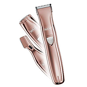 Wahl Pure Confidence Rechargeable Electric Razor, Trimmer, Shaver, & Groomer for Women with 3 Interchangeable Heads - Model 9865-2901V