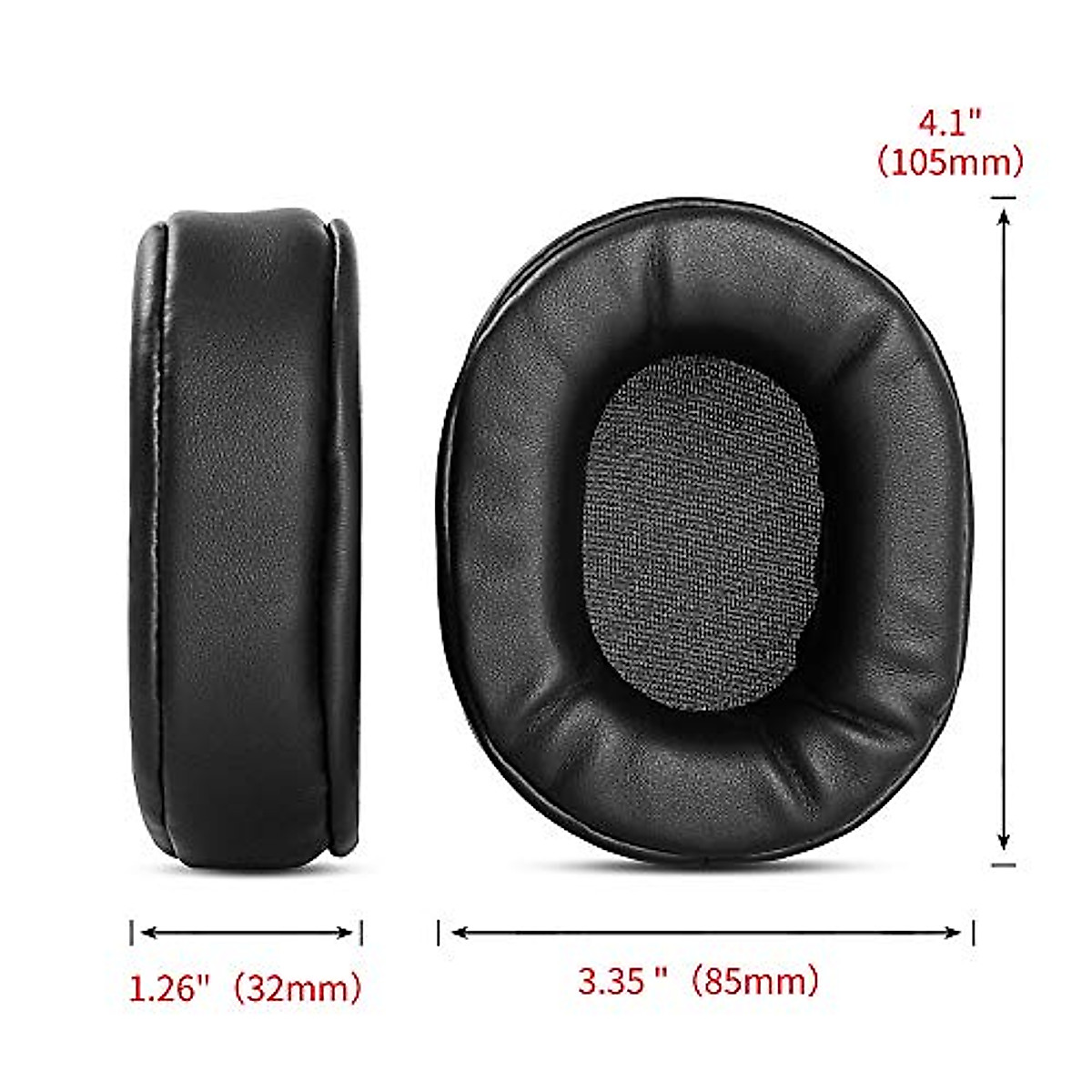 Ear Pads Cushions Cups Covers Foam Replacement Earpads Pillow Compatible with Plantronics Rig 800HS Official Wireless Gaming Headset PS4