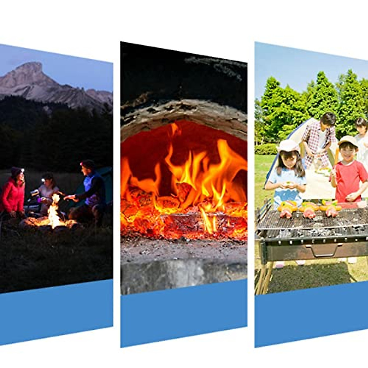 Electric BBQ Fan Portable Barbeque Air Blower USB Powerbanks Powered Fire Charcoal Starter Cooking Hiking Barbecue Fire Bellow Tool